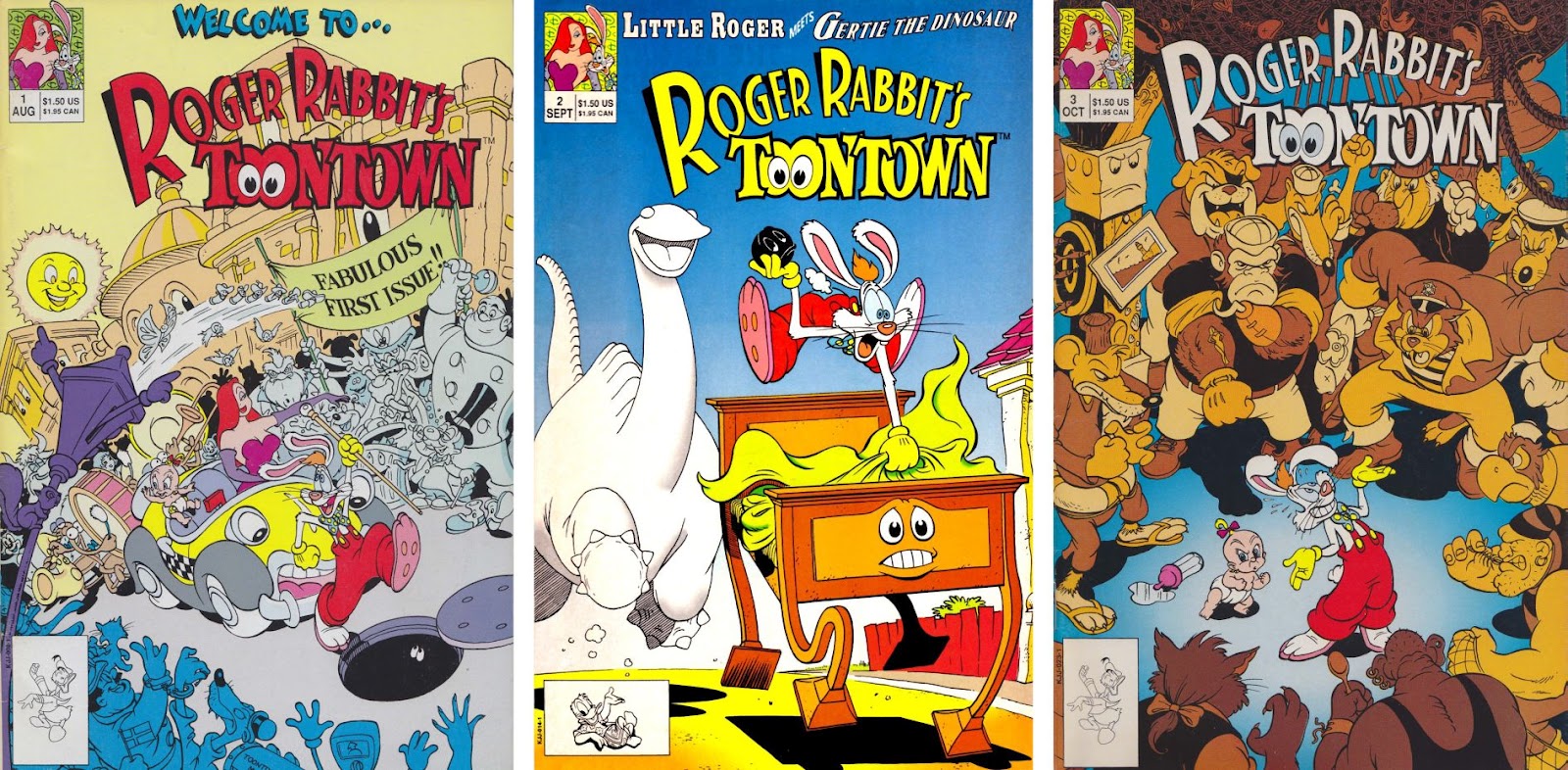 Old Comics world: Roger Rabbit's Toontown 01-05 (1991) - Disney