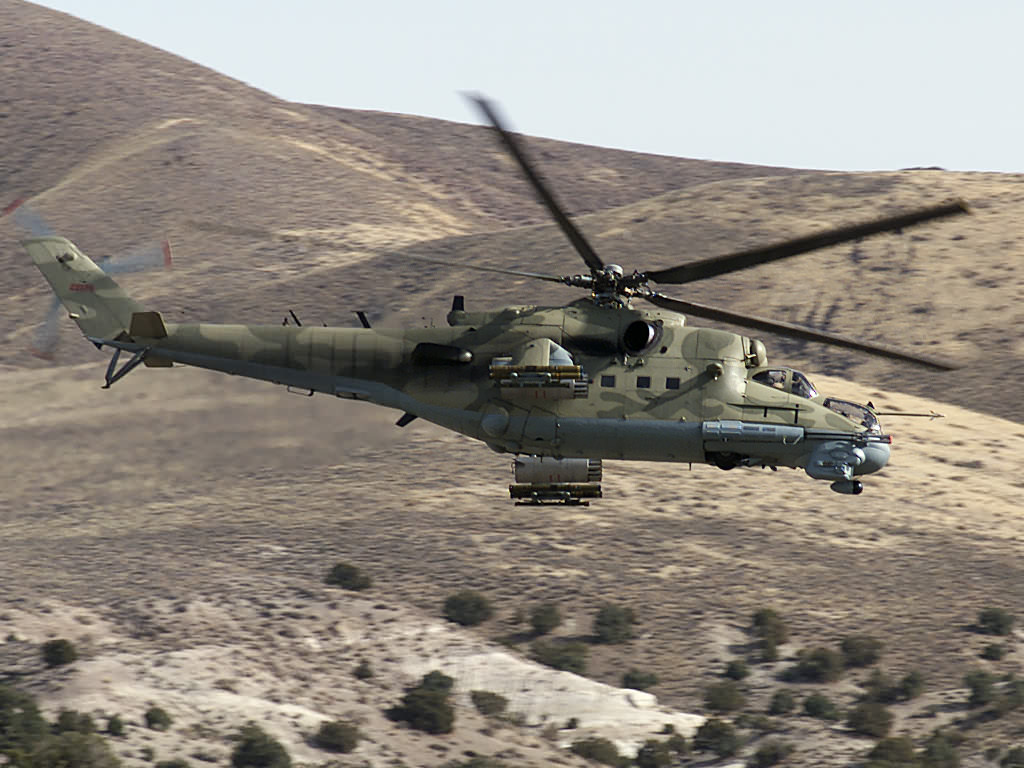Mi-24 Hind Combat and Transport Helicopter |Military Attack Helicopter ...
