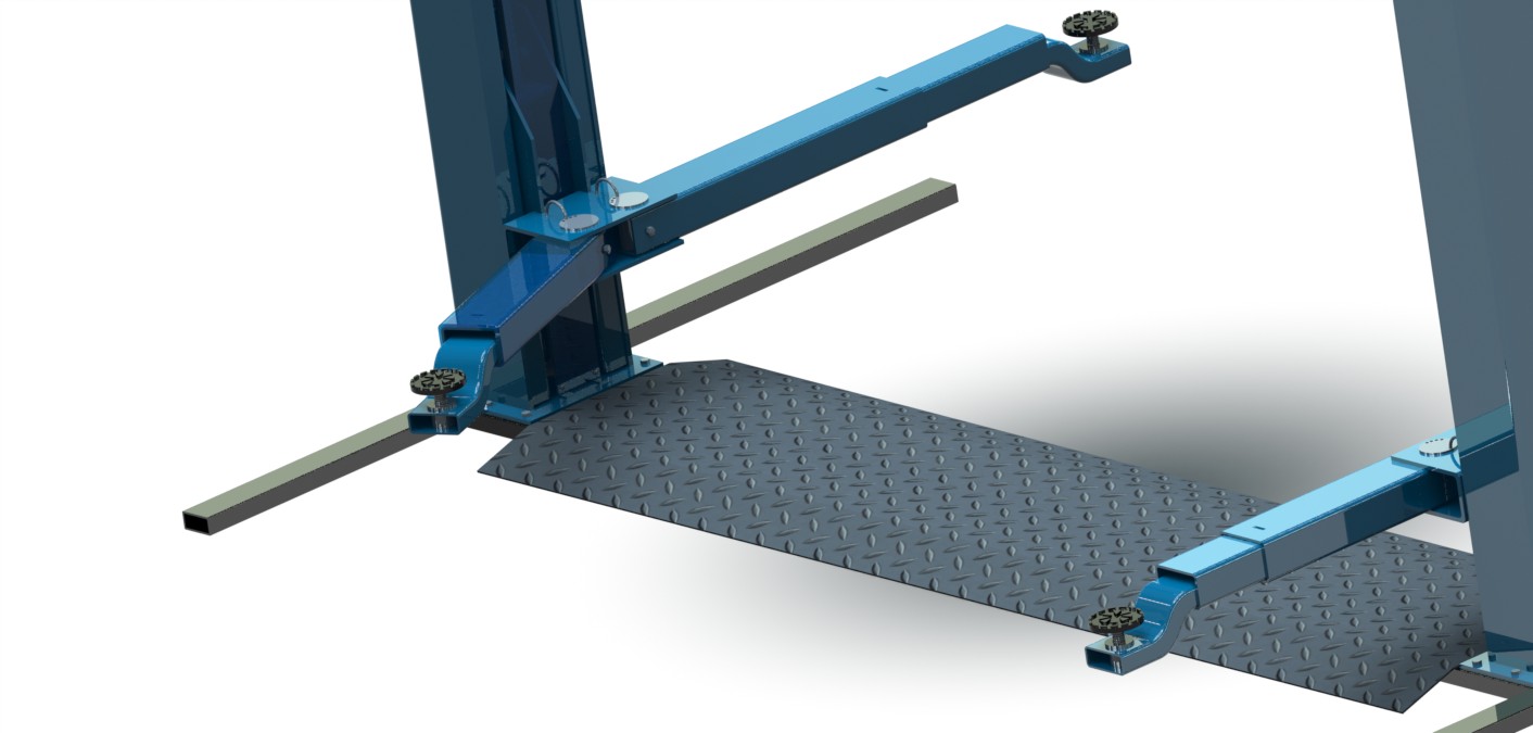 Double column car lift || Download free 3D cad models #100074