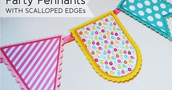 Quick Paper Party Pennants - myscrapchick