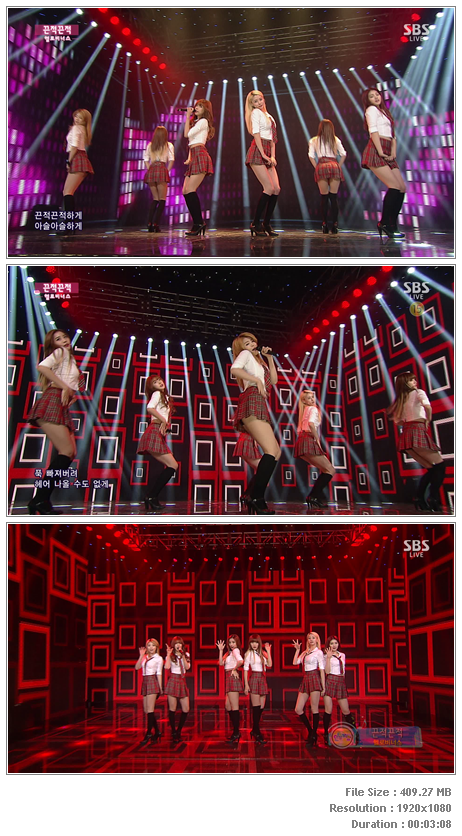 [PERF] Hello Venus - Sticky Sticky (141214 SBS Inkigayo) - HD Hallyu