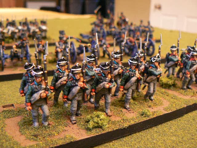 Dots of Paint: Start of the Prussian army