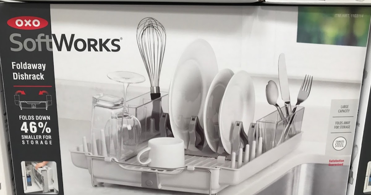Oxo SoftWorks Foldaway Dishrack | Costco Weekender