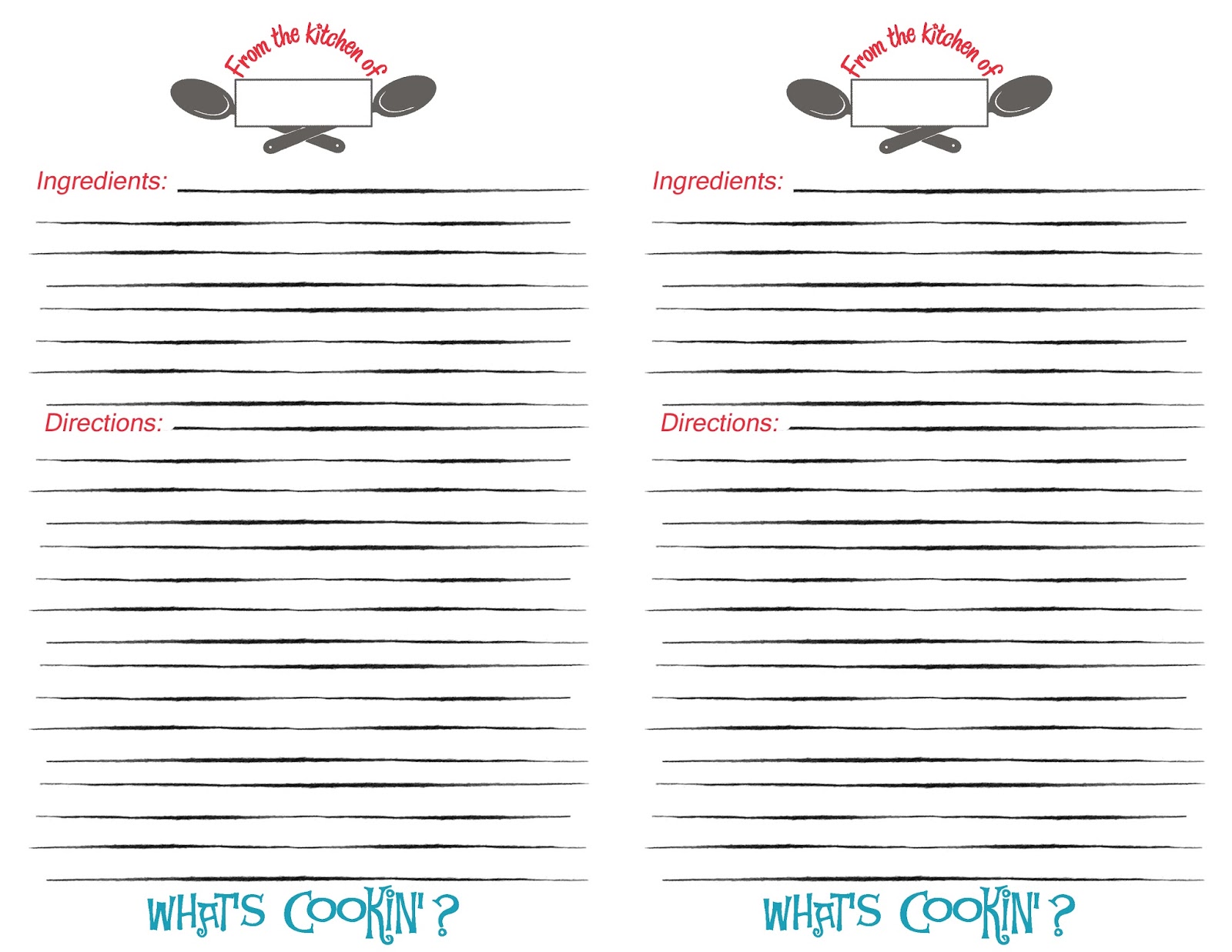 Rockin Paper Scissors and Glue: 50s Kitchen Blog Hop