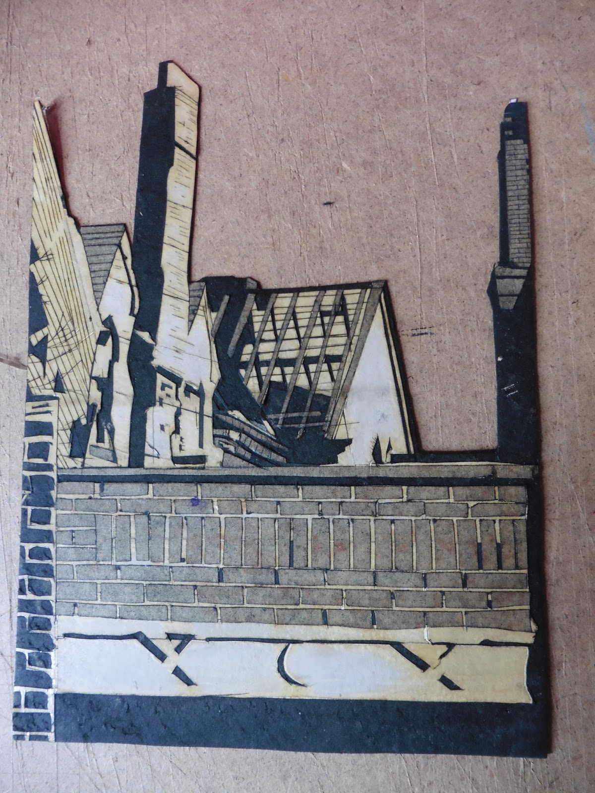 Clare Sherwen Printmaker/Painter: First Ever Collagraph Prints