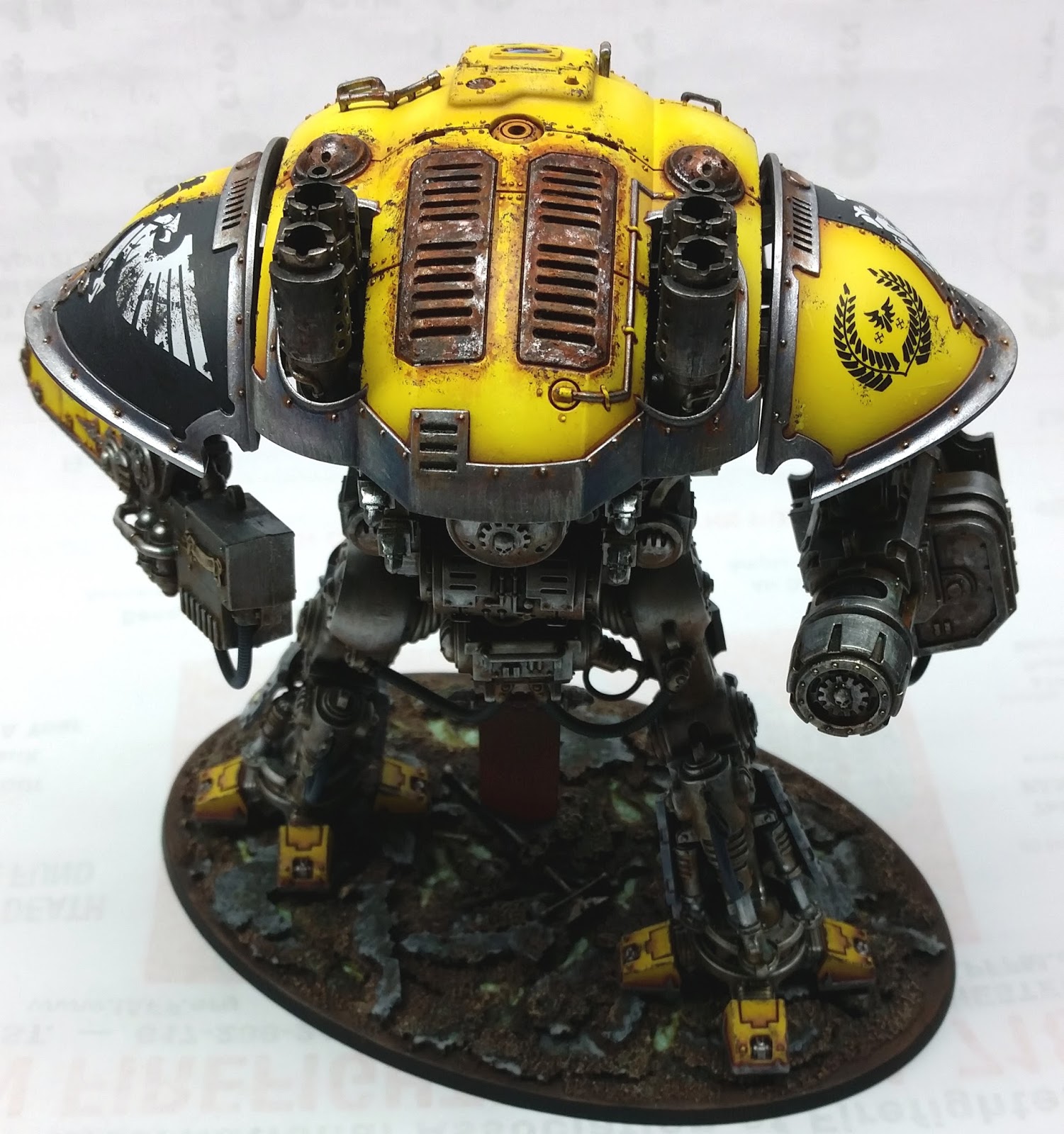 ATTIC WARS - A 40K BLOG!: Imperial Knight - House Hawkshroud!