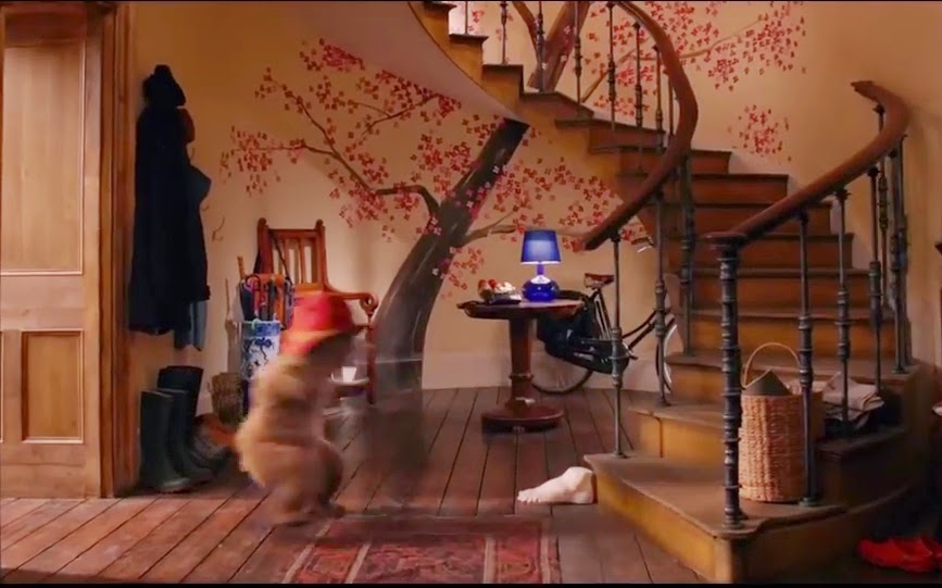 Quekukos vinilos decorativos: El árbol de Paddington en casa