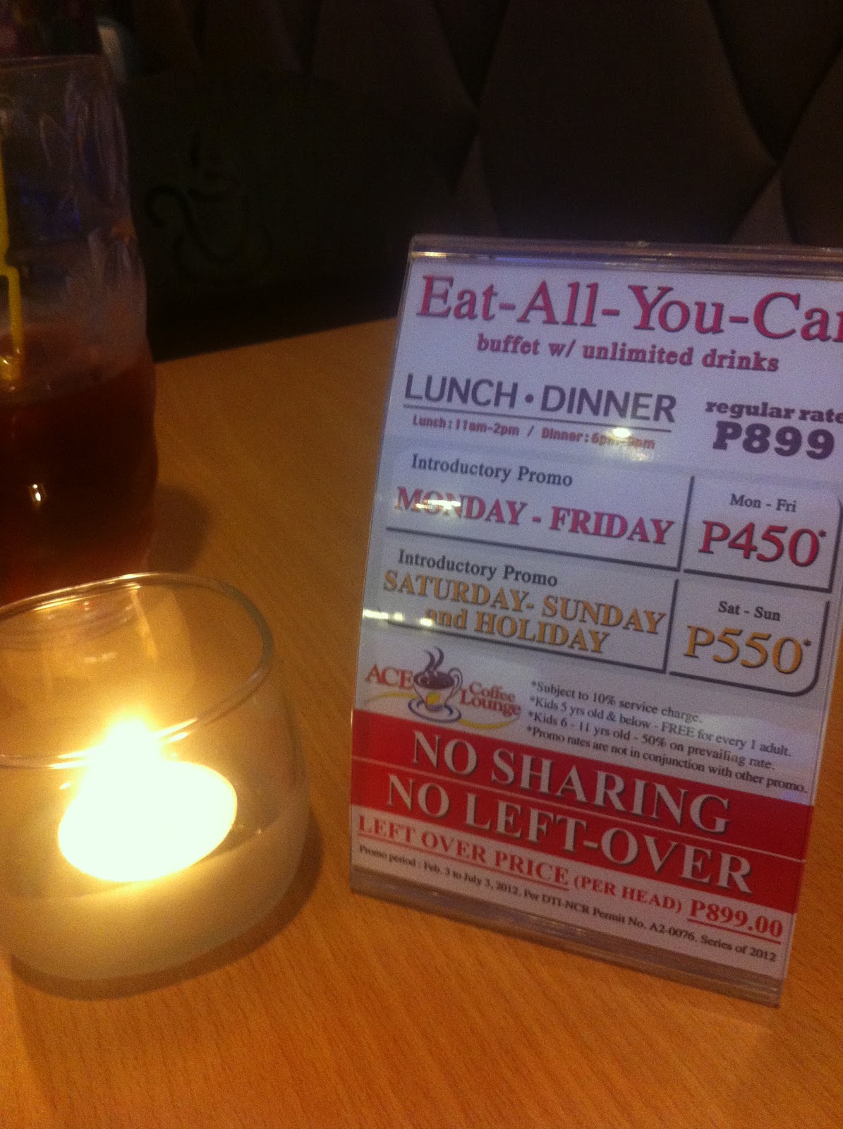 Mole On The Foot: Ace Water Spa Buffet, Real Value for Money