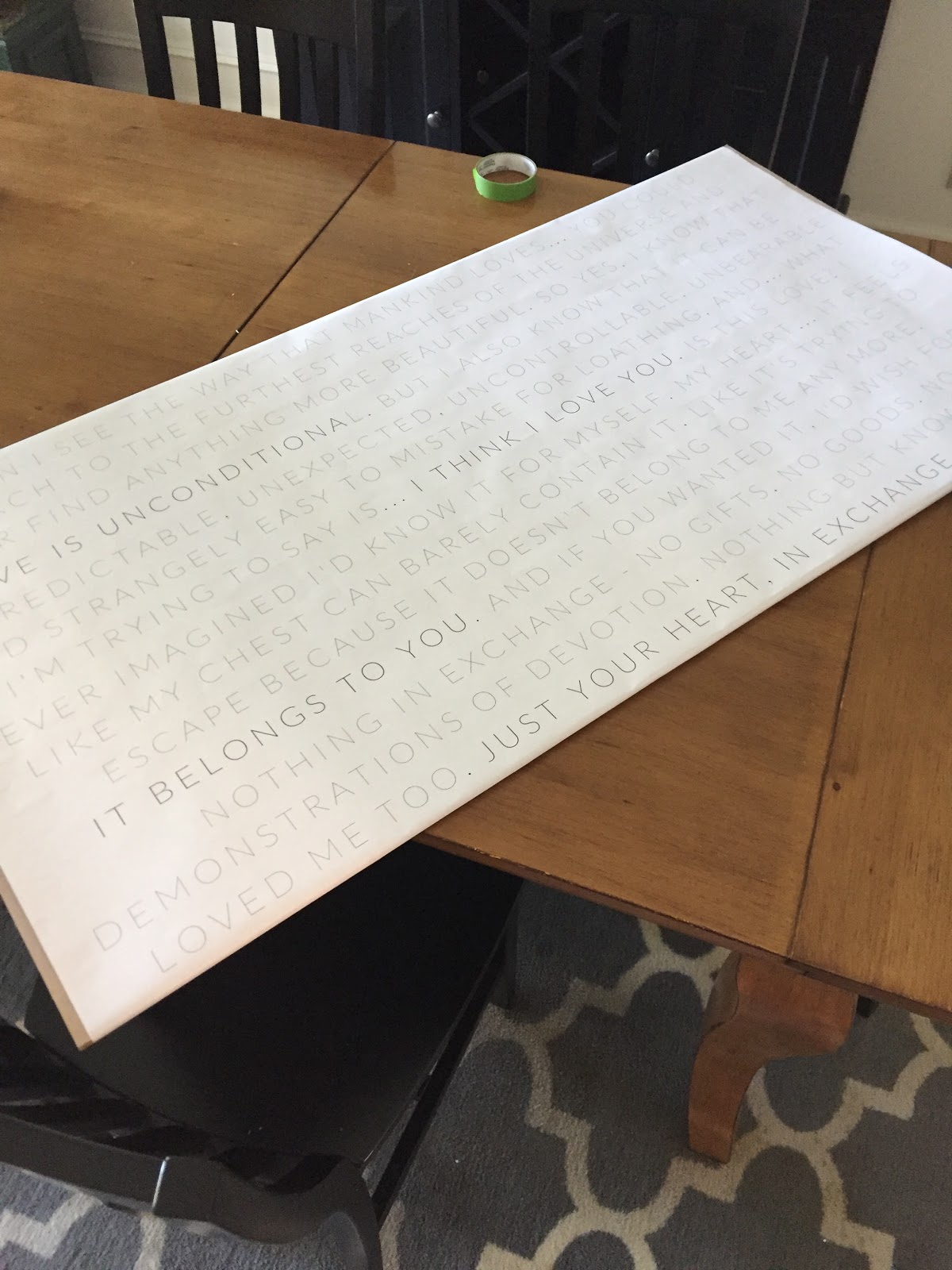 DIY Engineer Print Art | R&R at home