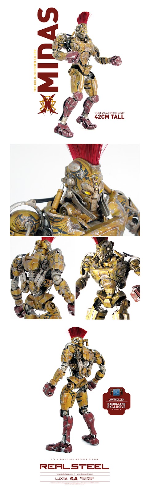 ThreeA- 1/6 Real Steel - MIDAS | 我的12吋世界