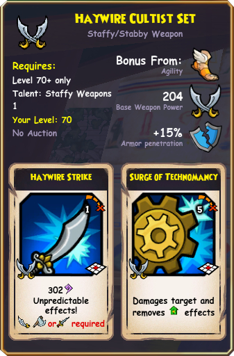 Pirate101 Armada Dreadgnaught and Haywire Weapon Guide - Swordroll's ...