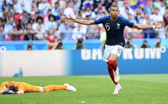Kylian Mbappe Rumoured Girlfriend Alicia Aylies Among The Crowd To ...