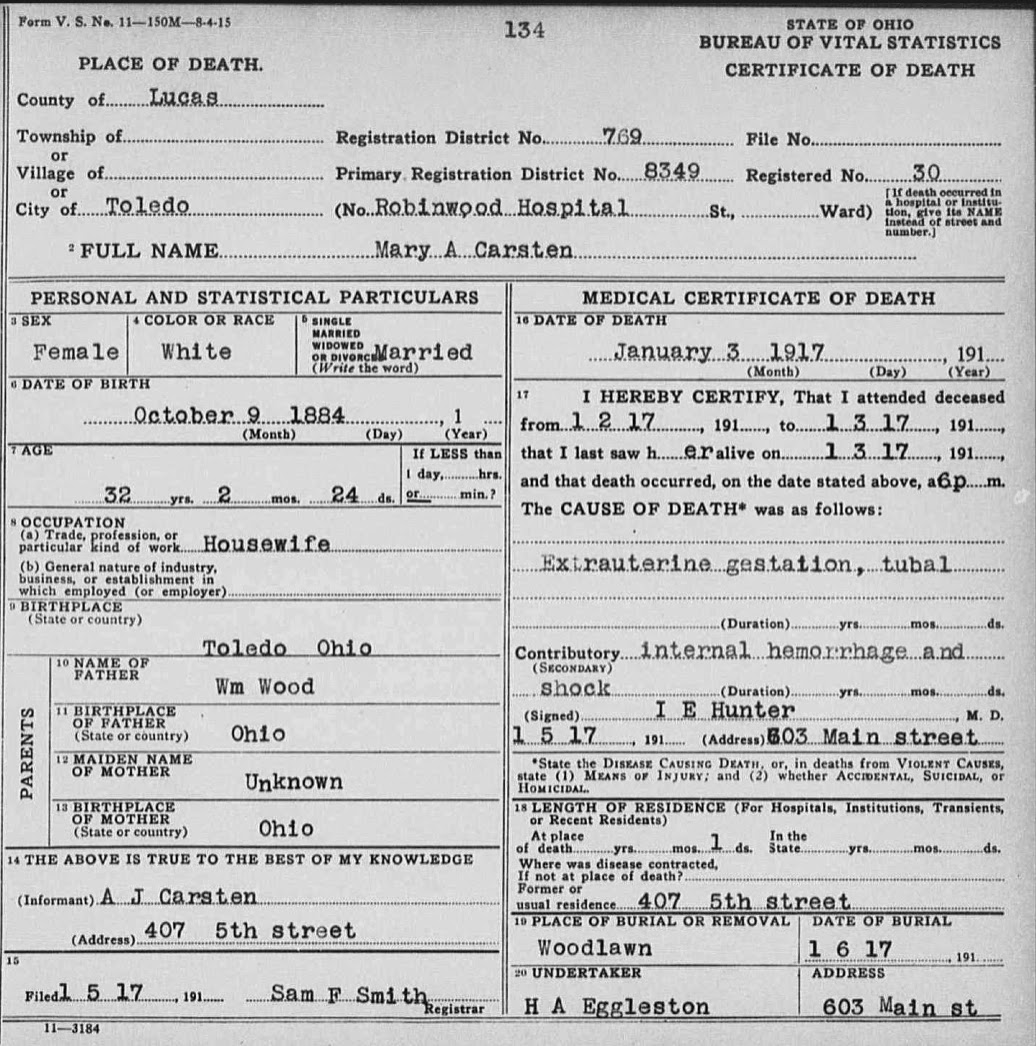 Climbing My Family Tree: 52 Ancestors #47: Smiles and Tears for Mary ...