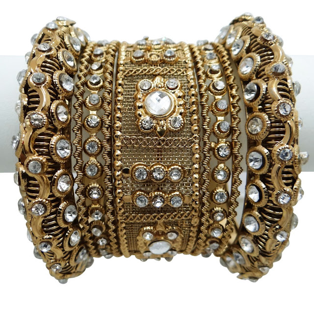 Mehndi /Henna Magazine: Gold Bridal Kangan Collection