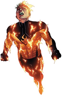 PERSONAJES DEL COMIC: ANTORCHA HUMANA