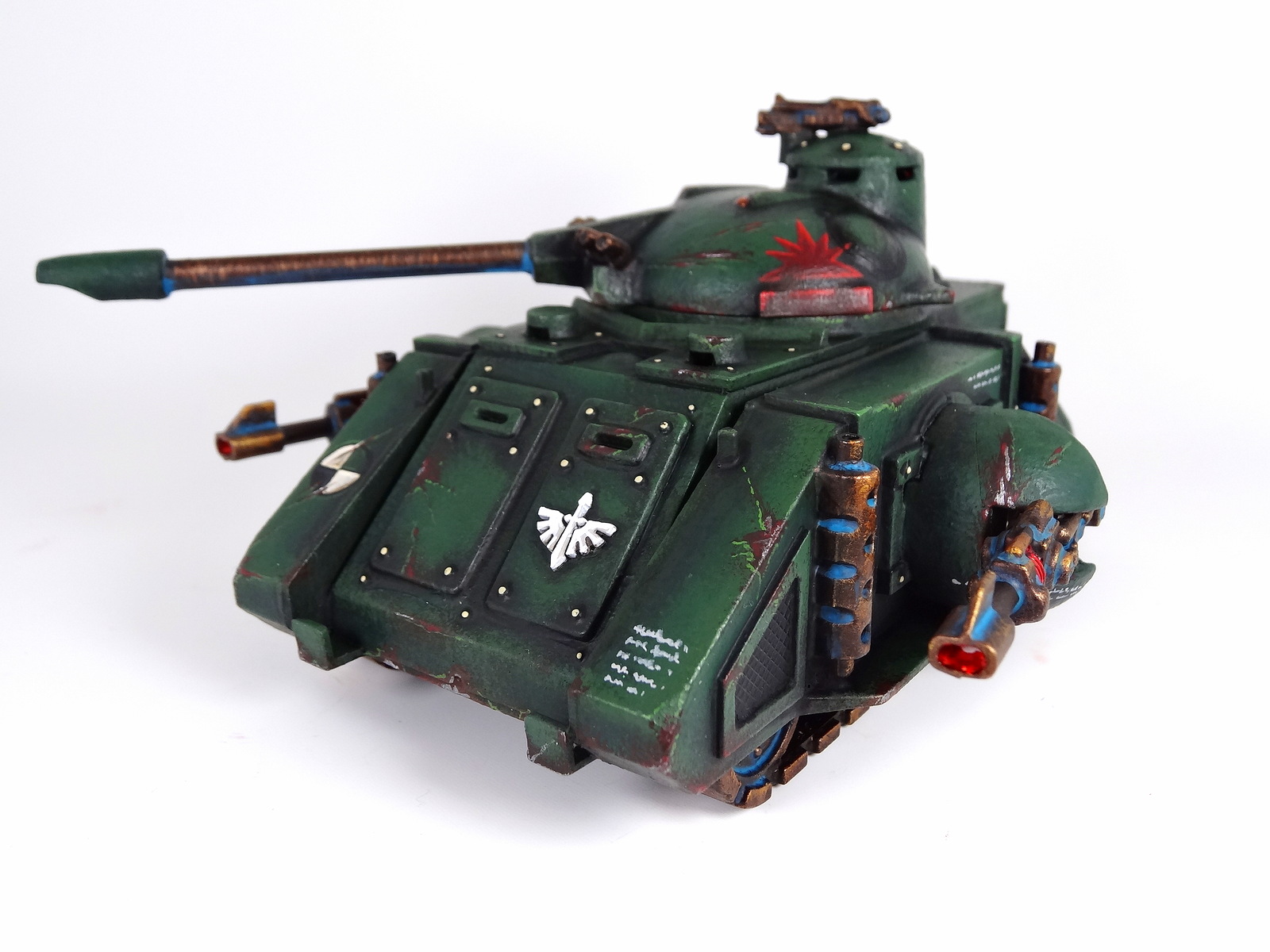Confessions of a 40k addict: Dark Angels - Tanks - Predator - TO DONE!