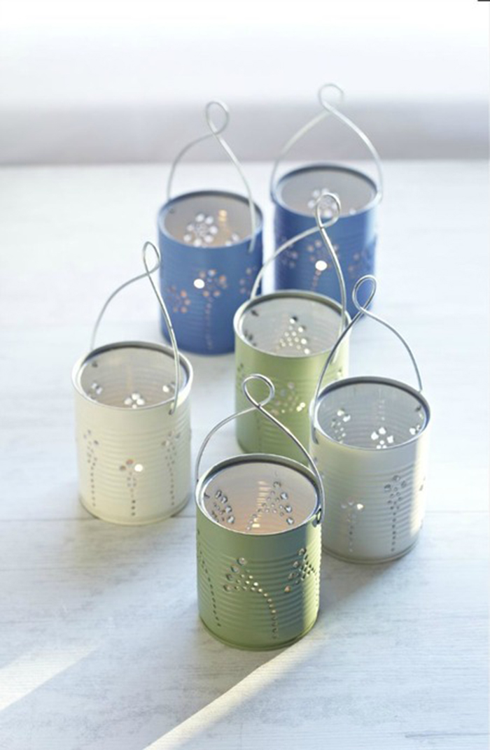 DIY to Try # upcycled tin cans