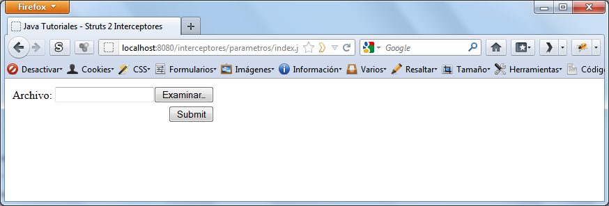 Tutoriales de Programacion Java: Struts 2 - Parte 6: Interceptores