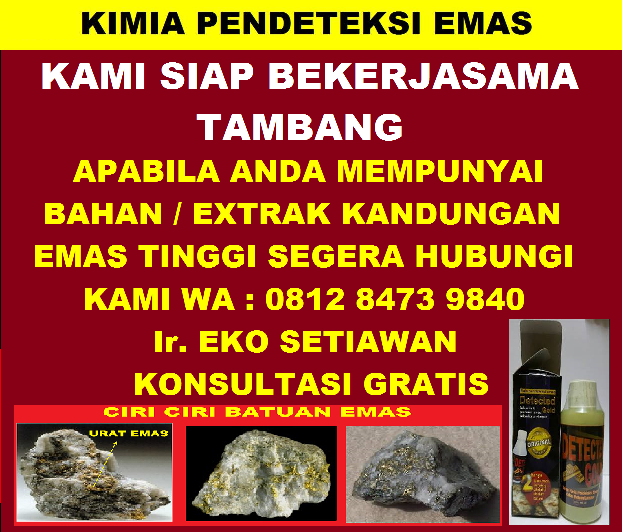 TES CYANIDA: CARA MELEBUR EMAS