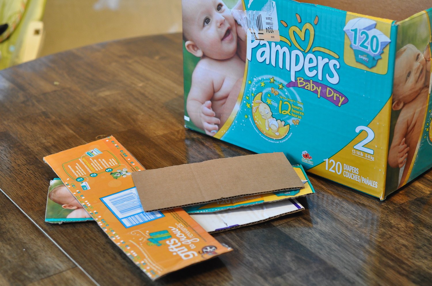 Decorating Through Dental School: $0.00 Diaper Box Makeover