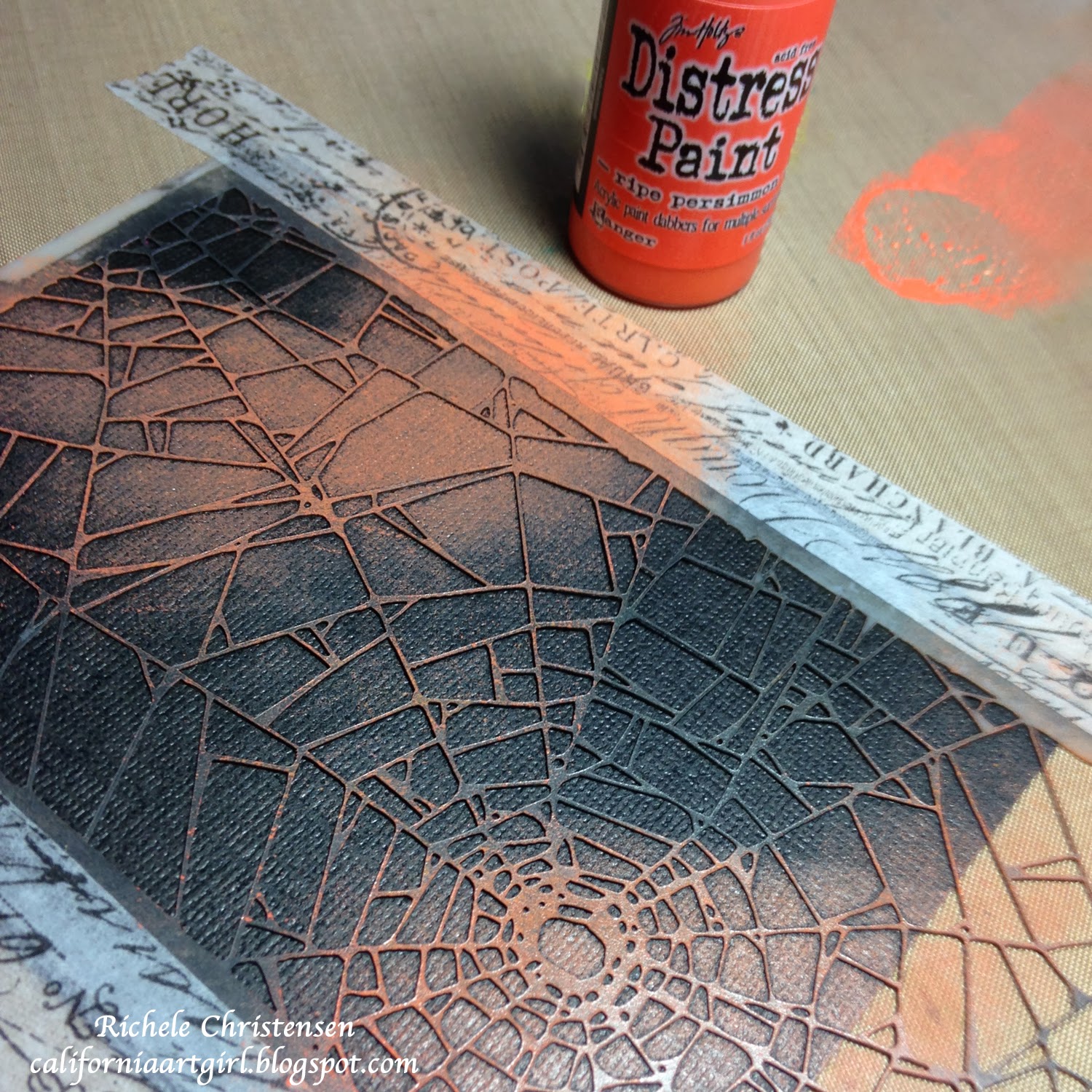 Richele Christensen: NEW Tim Holtz Shatter Stencil!