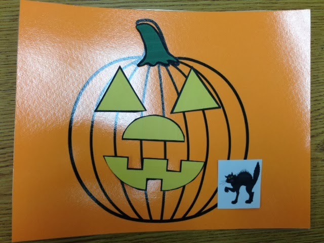 Kindergarten and Mooneyisms: Make a Jack-o-Lantern Game and Freebie!
