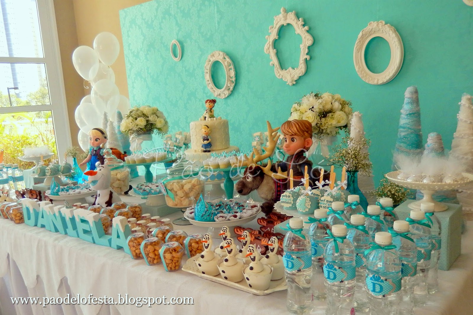 Pão de Ló - festa criativa: festa frozen