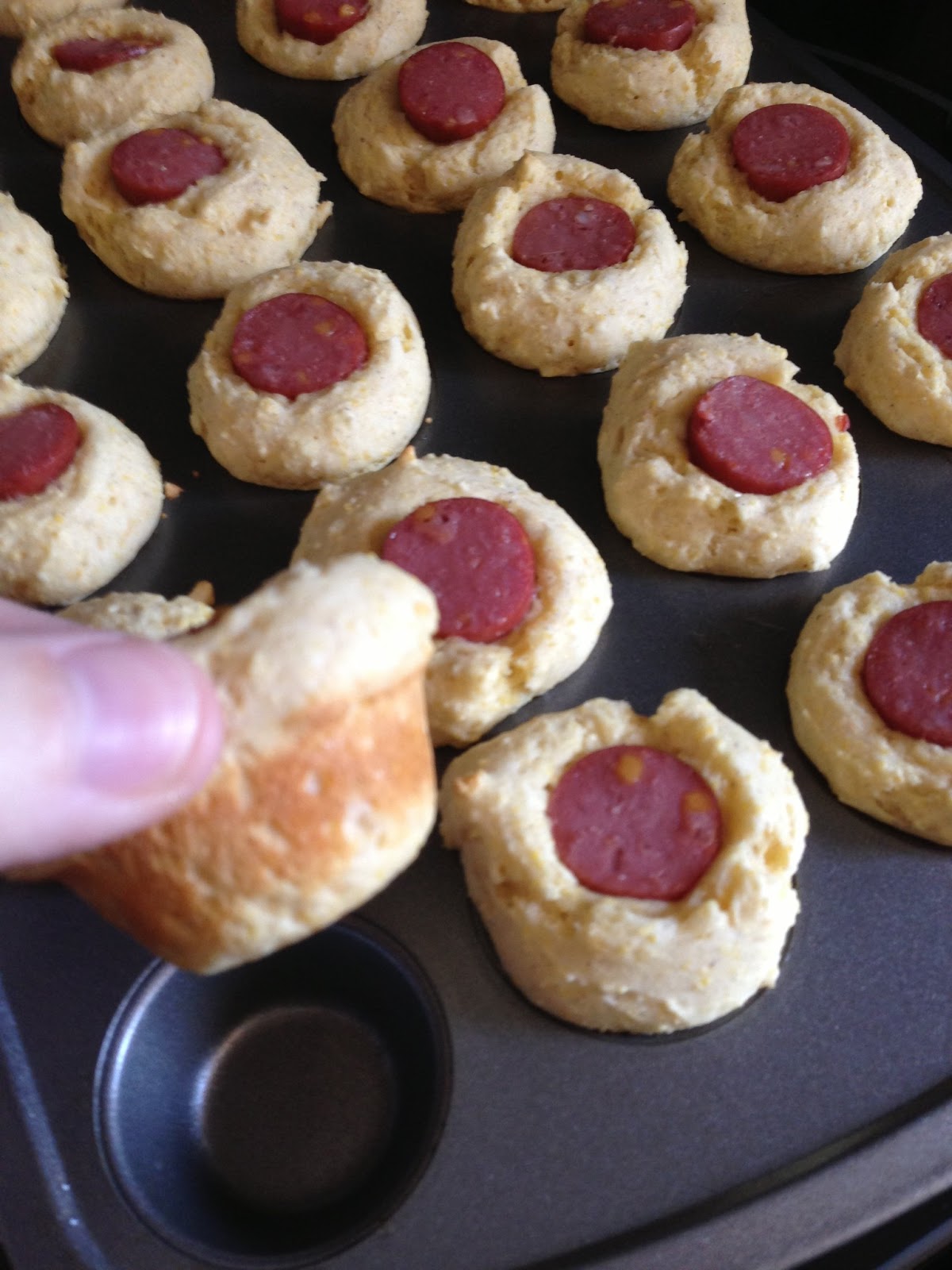 Freezer Friendly Meals: Corn dog bites...