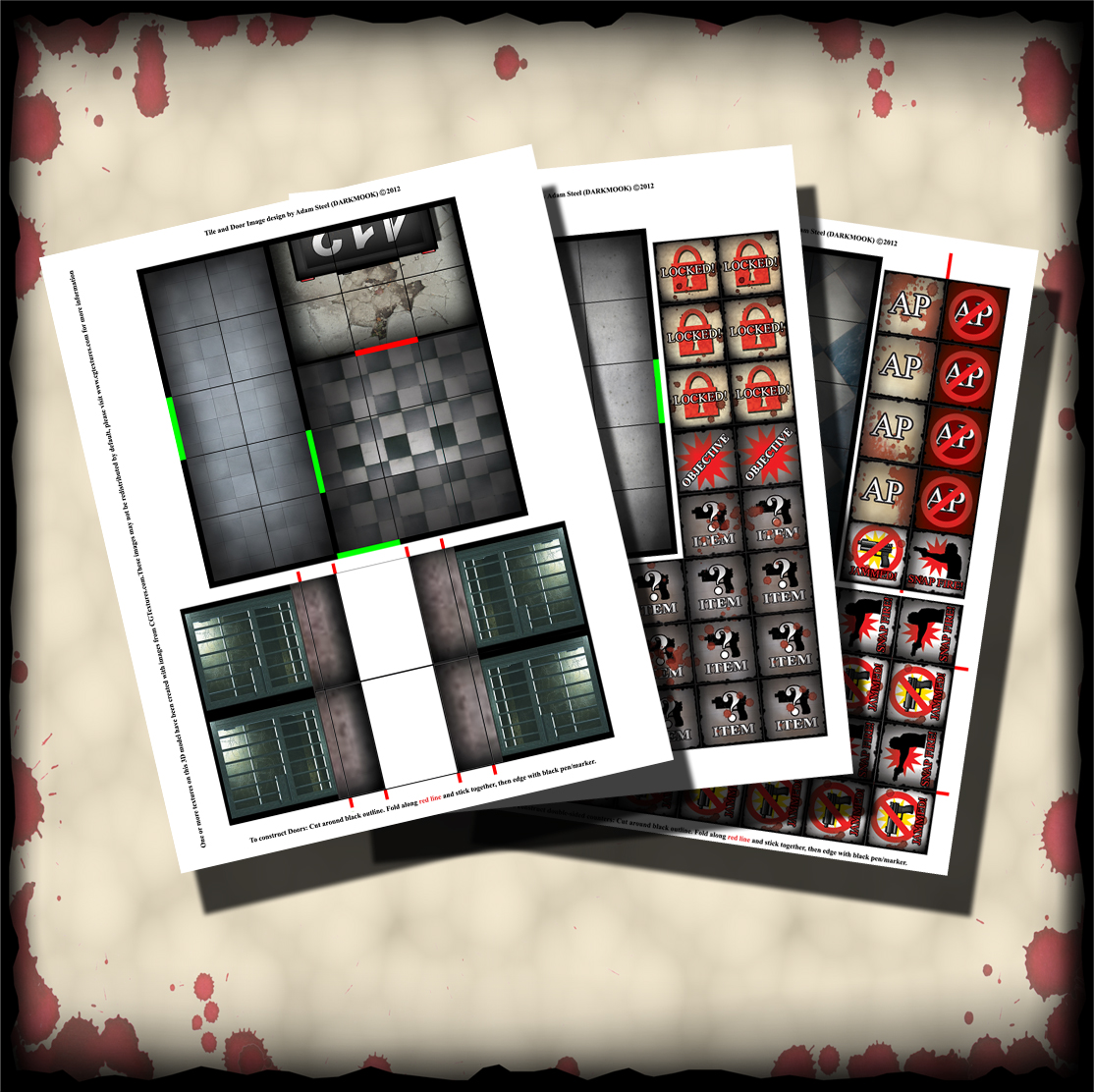 DARKMOOK MINIATURES: SURVIVAL HORROR TABLETOP GAME RELEASED!