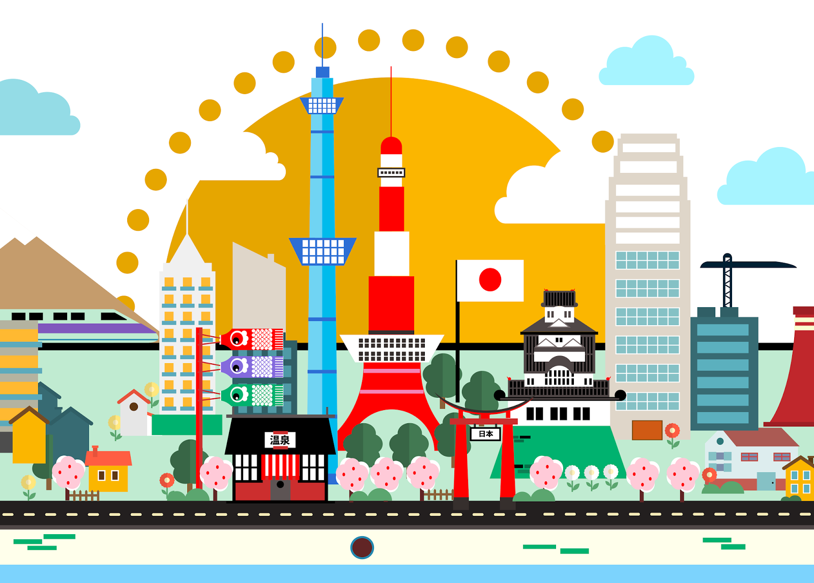 Tokyo Flat Design Experiment 土岐 | TraveRingo