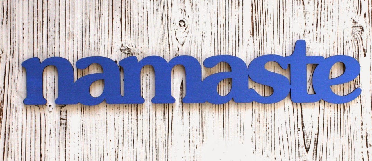 Namaste: New Yoga Wooden Wall Signs