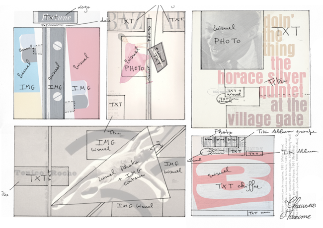 la salle 100: Schémas de composition - Exemple
