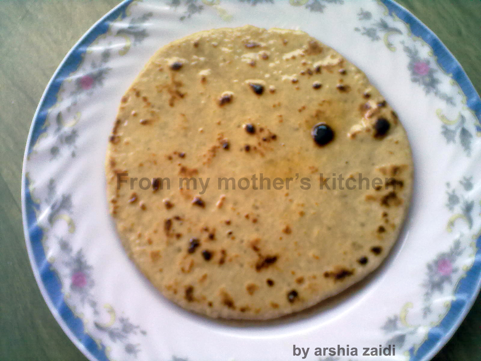 From My Mother's Kitchen: Break fast - Meethi Roti(sweet Bread)