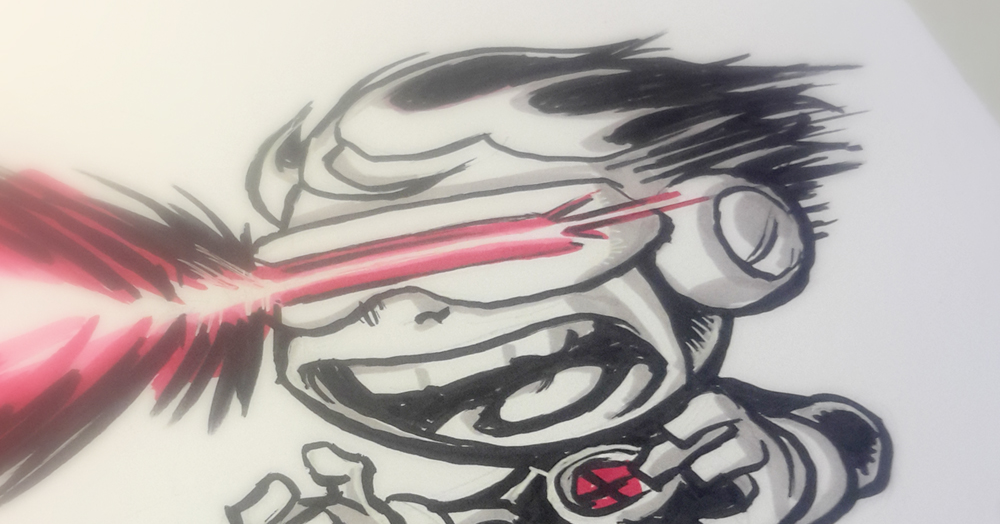 Original Art For Sale: Chibi Cyclops | EryckWebbGraphics