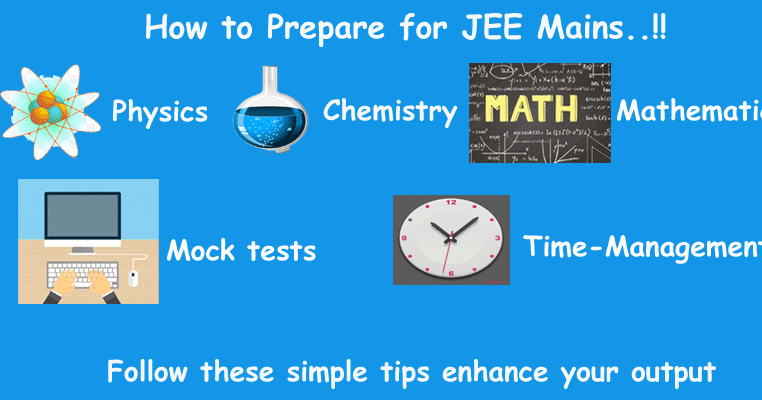 Information and tips: JEE Mains Preparations..!!