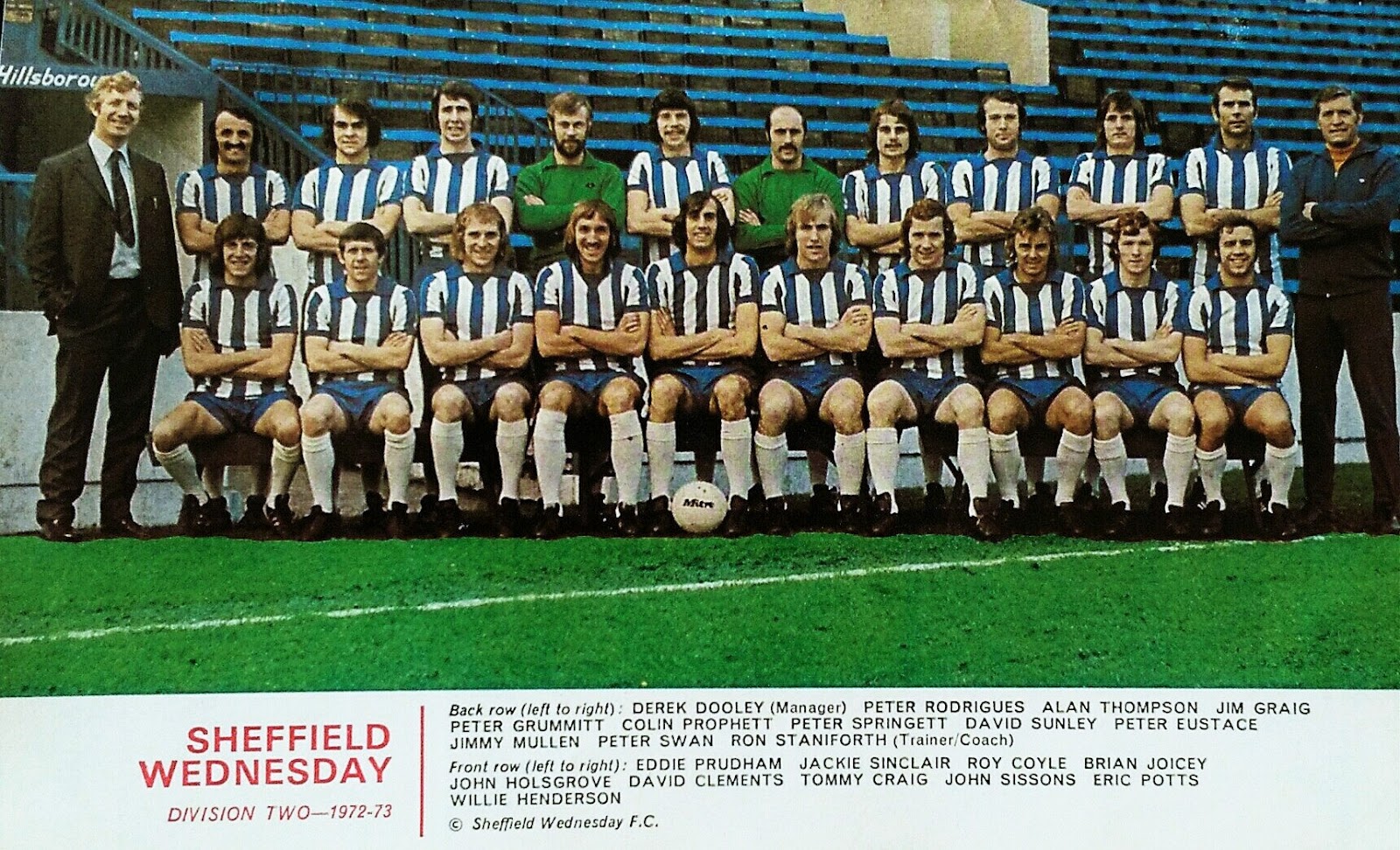 English Football Retro TV: Sheffield Wednesday 1972/73.