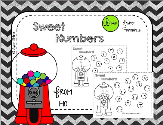 TeacherMomPlus3 Arabic Numbers Bingo Dauber Printables teachermomplus3-arabic-numbers-bingo-dauber-printables