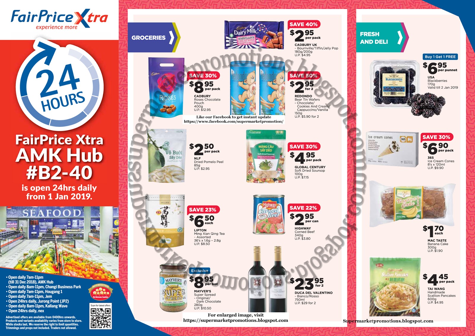 NTUC FairPrice Xtra Groceries & Deli 27 December 2018 - 09 January 2019 ...