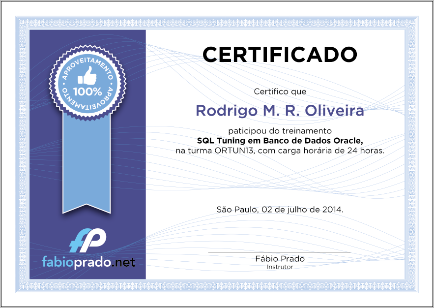 Formação Dba Oracle Blog Do Dba Instrutor Fábio Prado