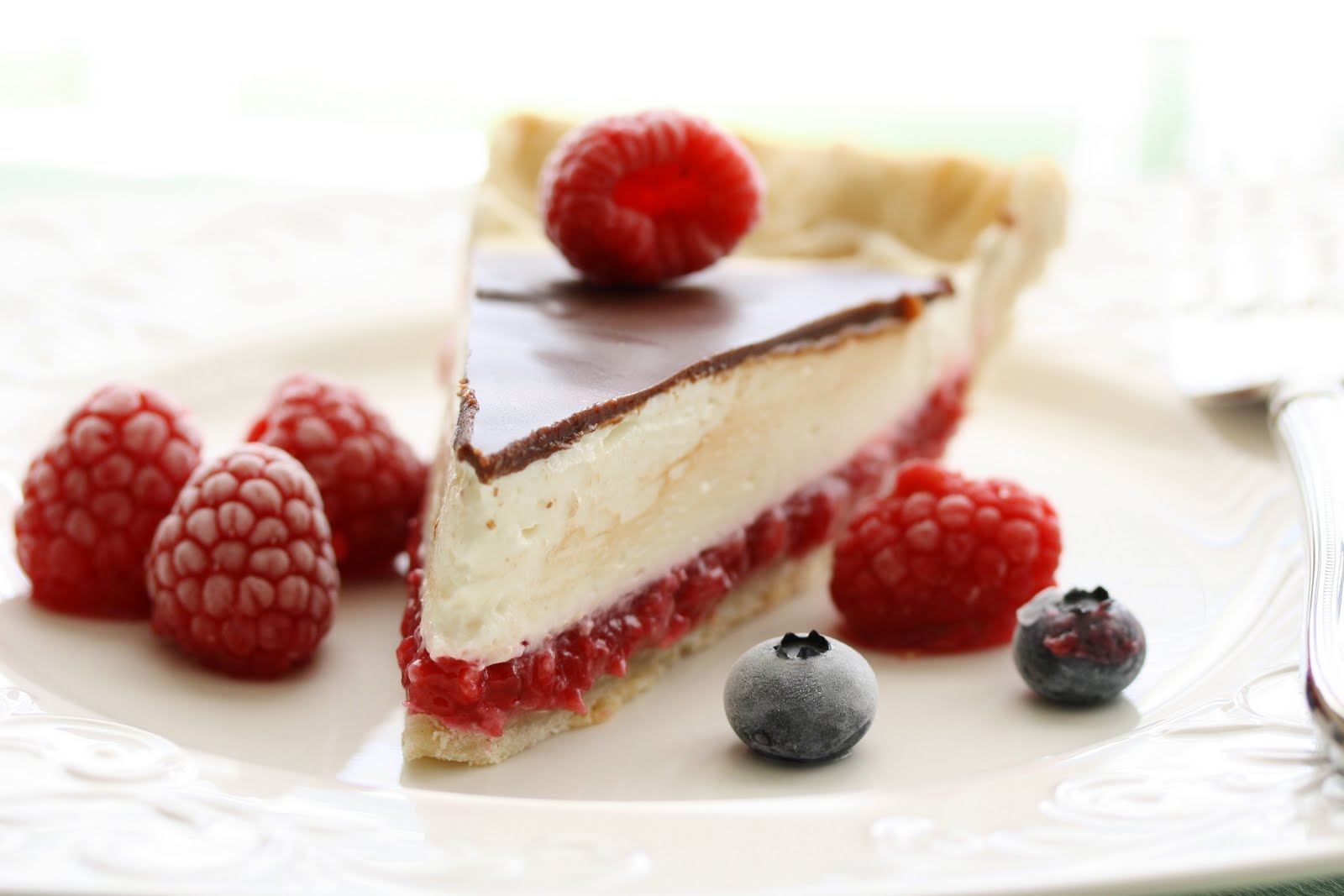 Chocolate Raspberry Pie - Saving Room for Dessert