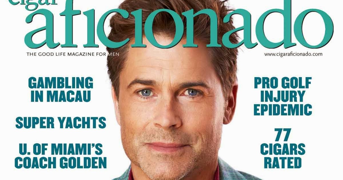 ROB LOWE COMES CLEAN WITH CIGAR AFICIONADO