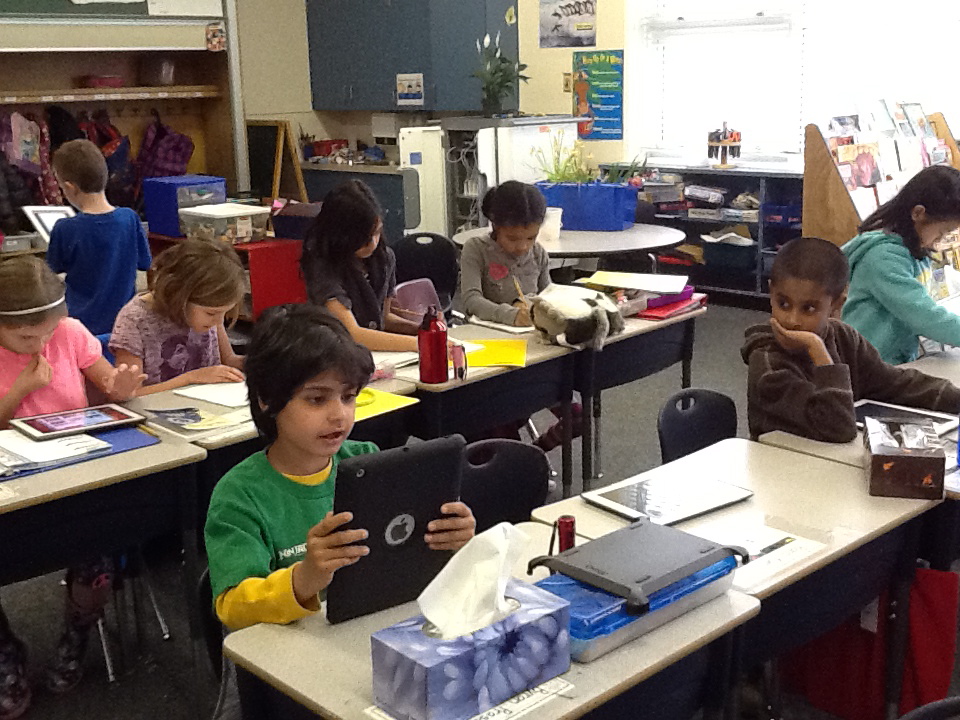 excitement in grade one and two: Bring Your Own Device