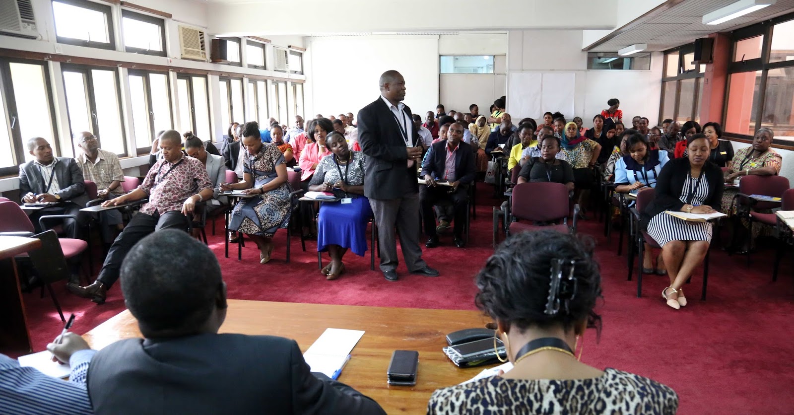 MATUKIO @ MICHUZI BLOG: DG WA PPF WILLIAM ERIO AUNGANA NA WAFANYAKAZI ...