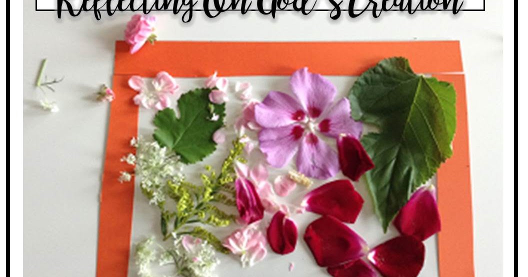 TeacherMomPlus3: Nature Collage and Teaching Your Kids to Reflect