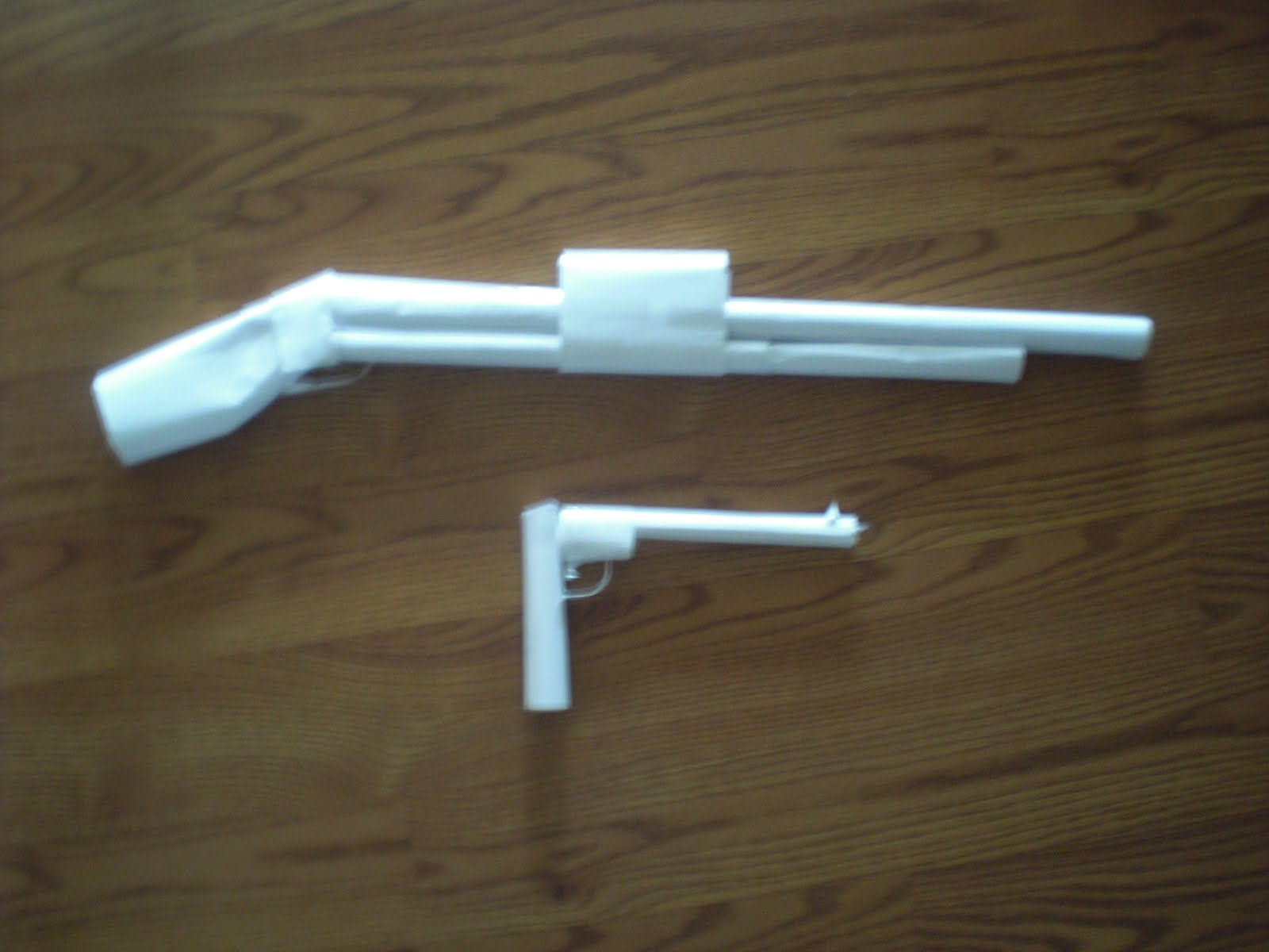 Monsters and Art by Trevor: Paper Guns