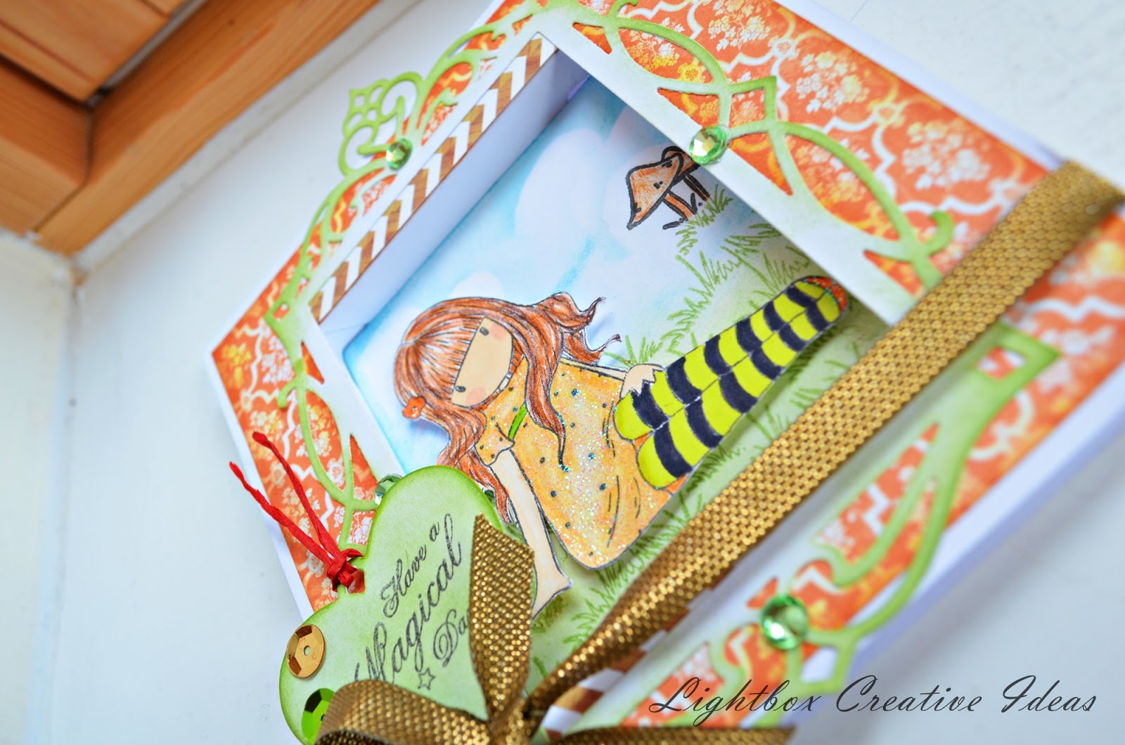 Lightbox creative Ideas: Recessed frame card