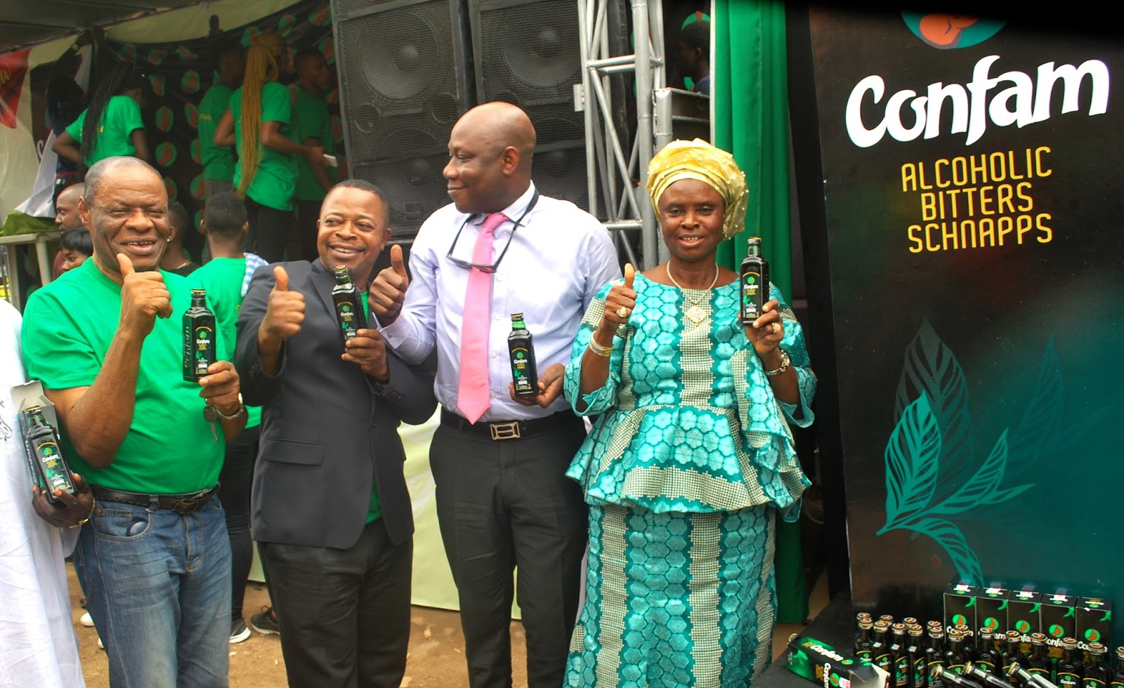 Confam Bitters Schnapps enters the Nigerian markets with a bang
