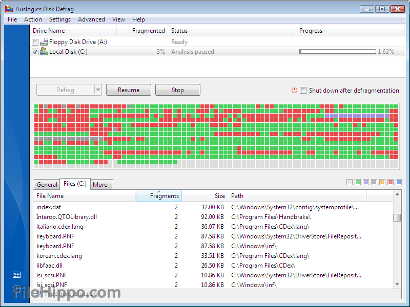 Defragmentation Software For VistaDownload Free Software Programs ...