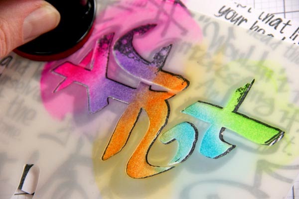 Club Scrap Creates: Graffiti Fill In Stencil