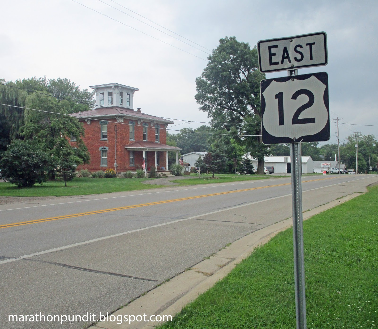 Marathon Pundit: Italianate home on US Route 12 in Michigan